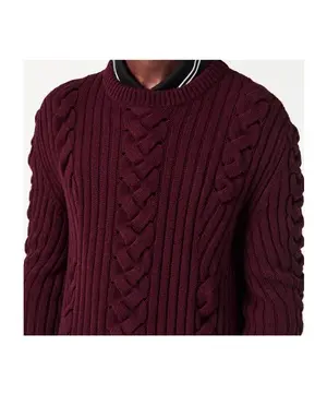 Alexander McQueen Alex Cable Crew Neck Jumper