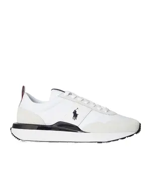 Polo Ralph Lauren Color-blocked Trainers - White