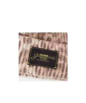 GANNI Leopard Beanie
