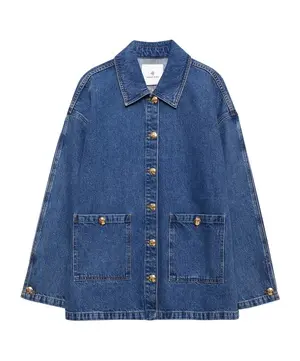 ANINE BING Anine Bing Luca Denim Jacket Blue