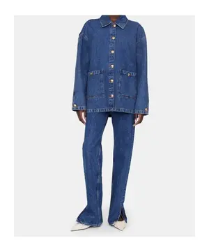 ANINE BING Luca Denim Jacket - Blue
