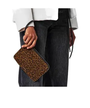 Isabel Marant Étoile Leopard Print Flat Pouch