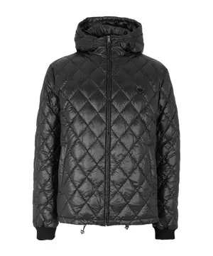 Prada Diamond-quilted Hooded Jacket