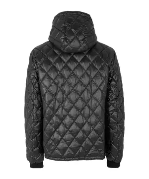 Prada Diamond-quilted Hooded Jacket