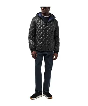 Prada Diamond-quilted Hooded Jacket