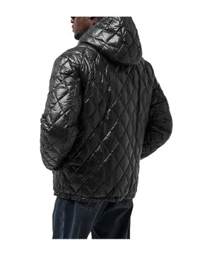 Prada Diamond-quilted Hooded Jacket