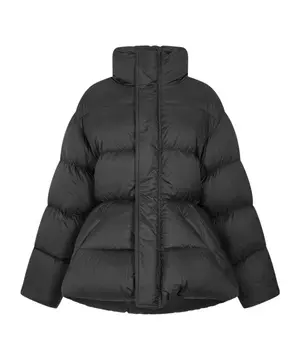 Balenciaga Hourglass Puffer Jacket - Black