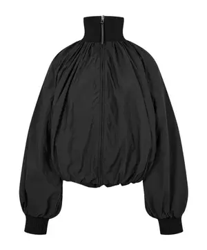 Jacquemus High Neck Zip-up Bomber Jacket