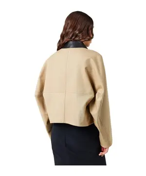 Givenchy Cropped Trench Coat With Contrasting Collar