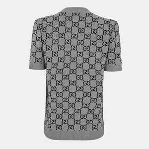 Gucci Short-sleeve Crew Neck Knit Top
