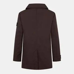 Stone Island Ghost Weather-resistant Peacoat - Black