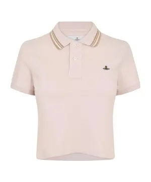 VIVIENNE WESTWOOD Cropped Short Sleeve Polo