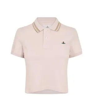 VIVIENNE WESTWOOD Cropped Short Sleeve Polo