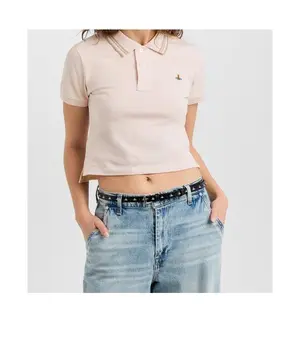 VIVIENNE WESTWOOD Cropped Short Sleeve Polo