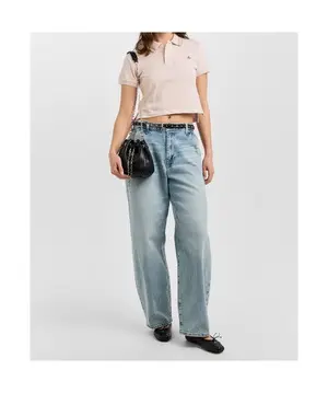 VIVIENNE WESTWOOD Cropped Short Sleeve Polo