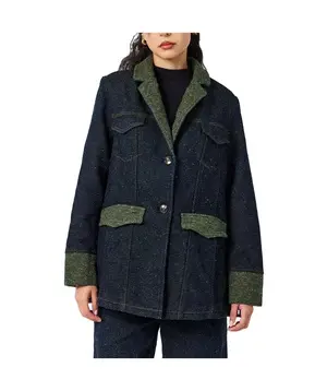 GANNI Twill Blazer