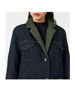 GANNI Twill Blazer