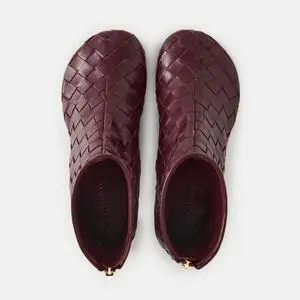 Bottega Veneta Woven Ankle Boots With Block Heel