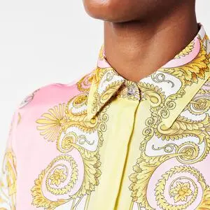 Versace Printed Long Sleeve Shirt