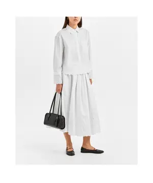 Max Mara Solid Color Long Sleeve Shirt