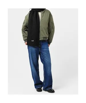 COACH Cable Knit Wool Scarf