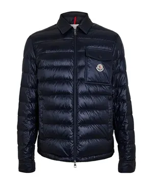 Moncler Quilted Down Shirt Jacket