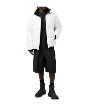 Moncler Reversible Down Puffer Jacket With Detachable Sleeves - White