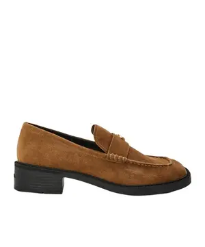 COACH Glazed Penny Loafers - Brown
