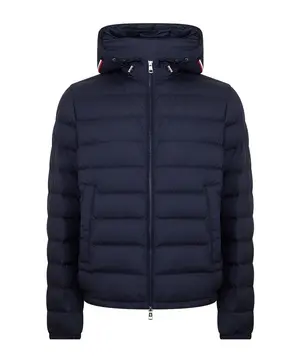 Moncler Quilted Down Hooded Jacket