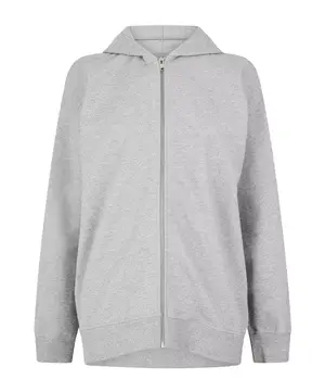 GANNI Teddy Bear Graphic Zip Hoodie - Gray