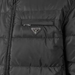 Prada Long Sleeve Puffer Jacket With Stand Collar