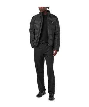 Prada Long Sleeve Puffer Jacket With Stand Collar
