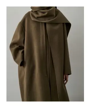 Soeur Long-sleeved Coat With Scarf Detail