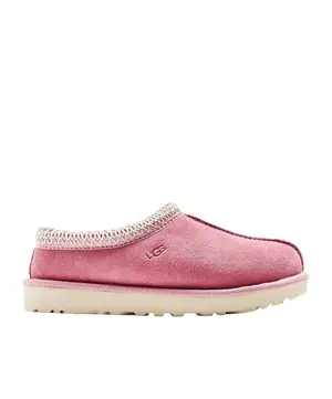 UGG Suede Slip-on Mules With Decorative Stitching