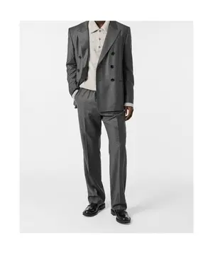 AMI Paris Straight Leg Trousers With Side Pockets