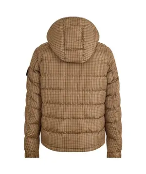 Moncler Fine-check Quilted Down Jacket