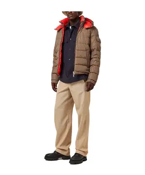 Moncler Fine-check Quilted Down Jacket