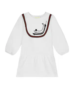 Gucci Printed Pattern Dress - White