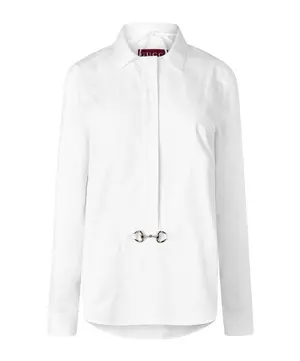 Gucci Button-up Shirt With Horsebit Detail
