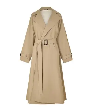 Max Mara Weekend Max Mara Water-Repellent Double-Breasted Trench Coat Nude