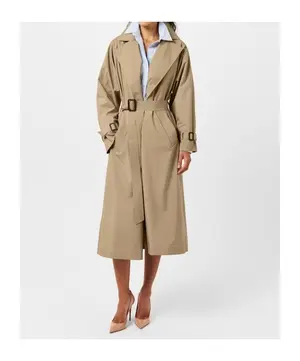 Max Mara Water-repellent Double-breasted Trench Coat - Nude