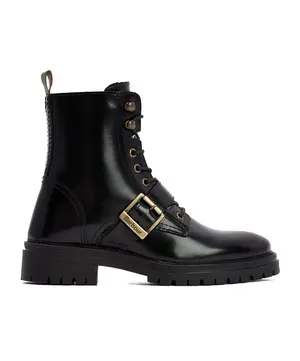 Barbour Solid Color Boots - Black