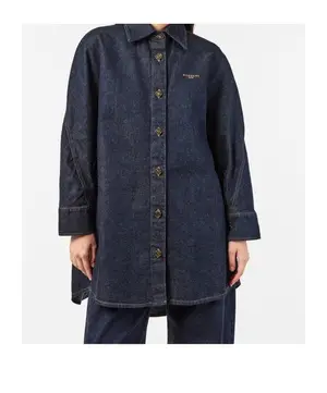 Givenchy Long-sleeve Denim Overshirt - Black