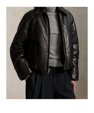 Polo Ralph Lauren Leather Bomber Jacket