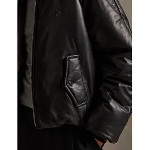 Polo Ralph Lauren Leather Bomber Jacket