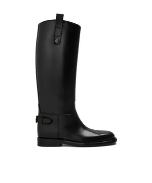 Burberry Burb Cavalier Biker Boots - Black