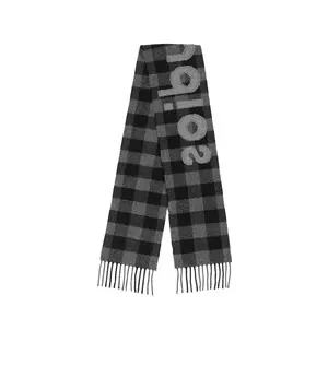 Acne Studios Plaid Scarf - Black