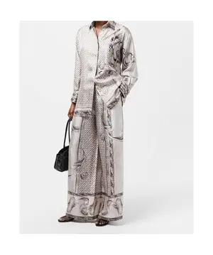 Max Mara Printed Silk Shirt