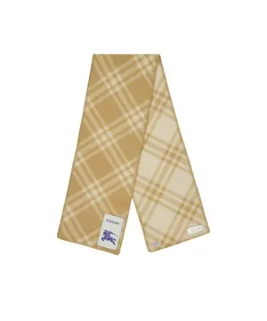 Burberry Plaid Scarf - Nude