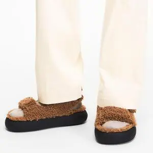 Moon Boot Open Toe Logo Detail Sandals